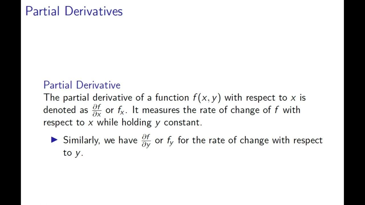 Module 6: Multivariable Calculus and Gradients - YouTube