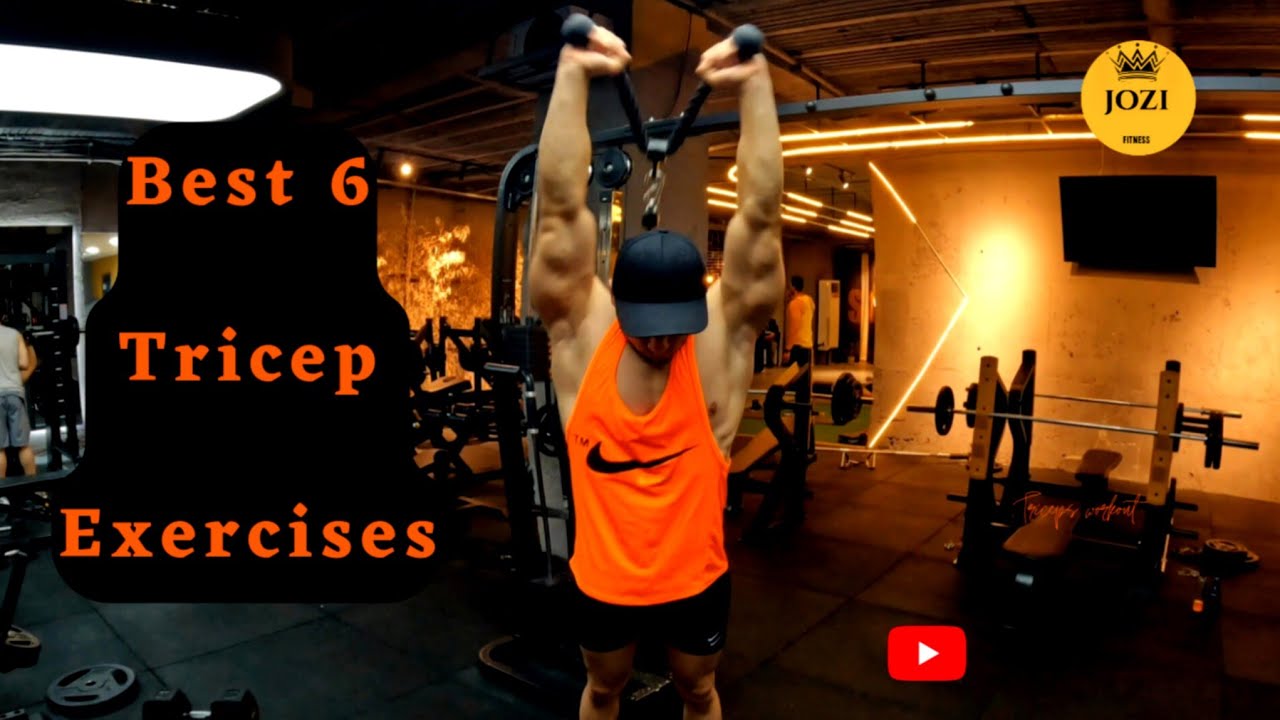 Best 6 Tricep Exercises _ triceps workout_ gym - YouTube