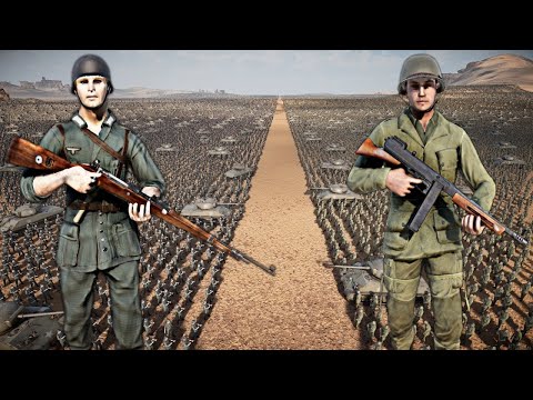 german soldier vs american soldier ww2 - YouTube