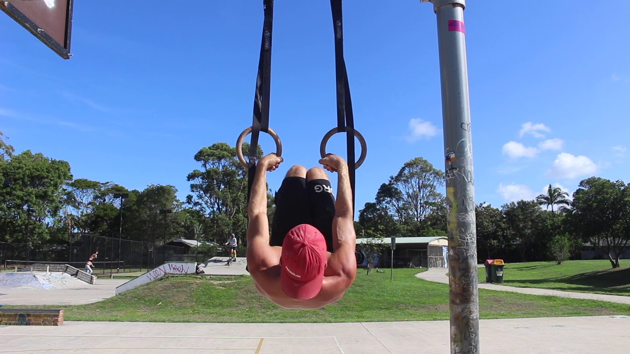Front Lever, Advanced Tuck, Rings - YouTube