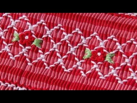 HAND SMOCKING DRESS - HOW TO DO SMOCKING (EASY PATTERNS Hand Embroidery ...