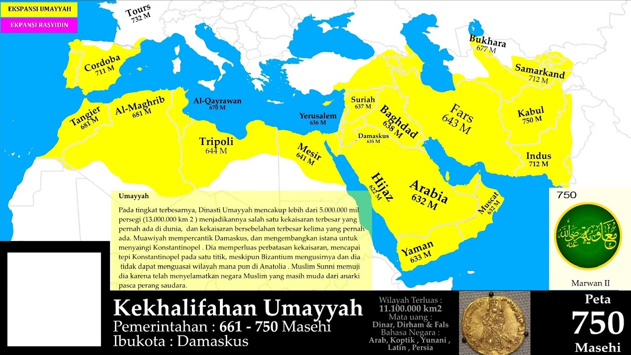 Peta Rangkuman Sejarah Kekhalifahan Dari Rasyidin Hingga Utsmaniyah ...