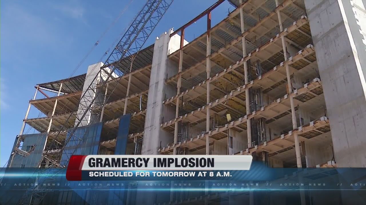 Long-mothballed condo building to be imploded in Las Vegas - YouTube
