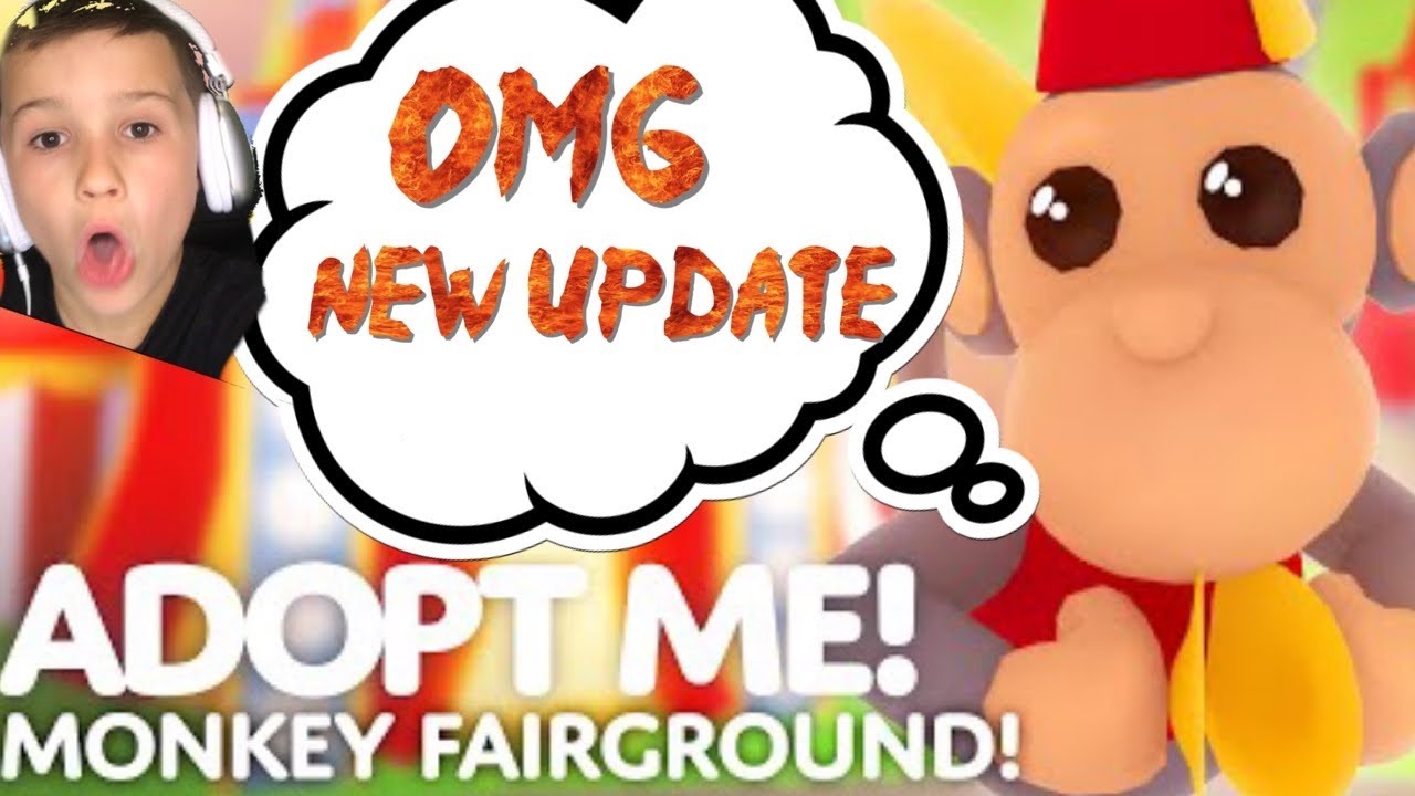 The NEW FAIRGROUND MONKEY UPDATE Is HERE In Adopt Me! Roblox - YouTube