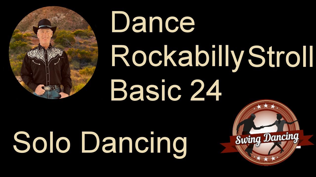 Dance Beispiel Example Rockabilly Basic Stroll 24 Counts - YouTube