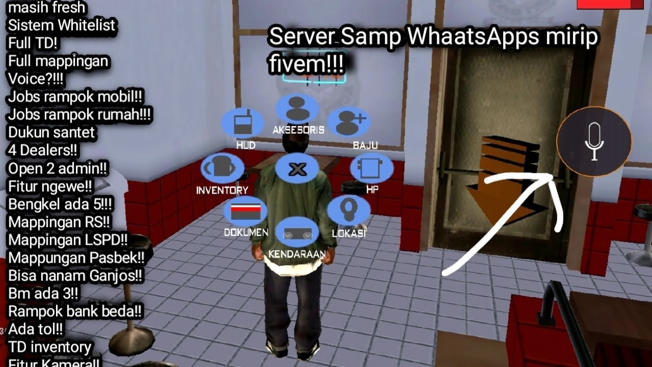 Server Samp PC|Android Mirip Fivem!!! - YouTube