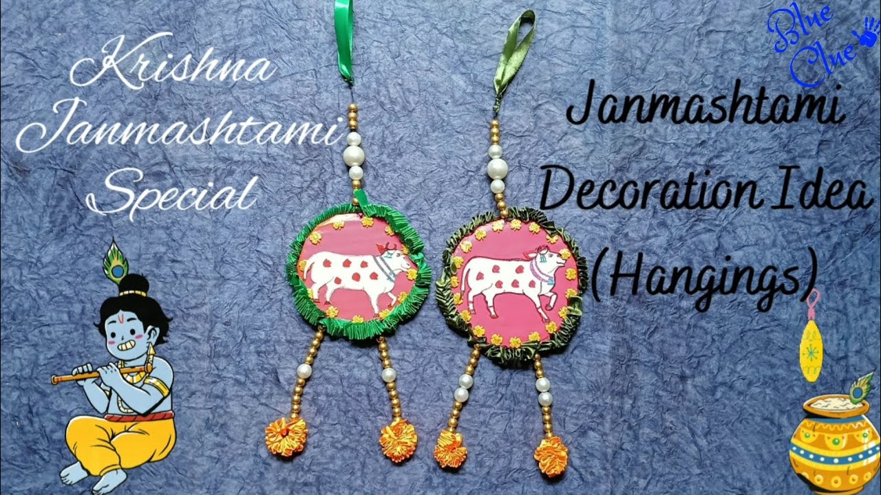 Janmashtami Decoration Idea (Hanging) | Janmashtami Special 🦚 ...