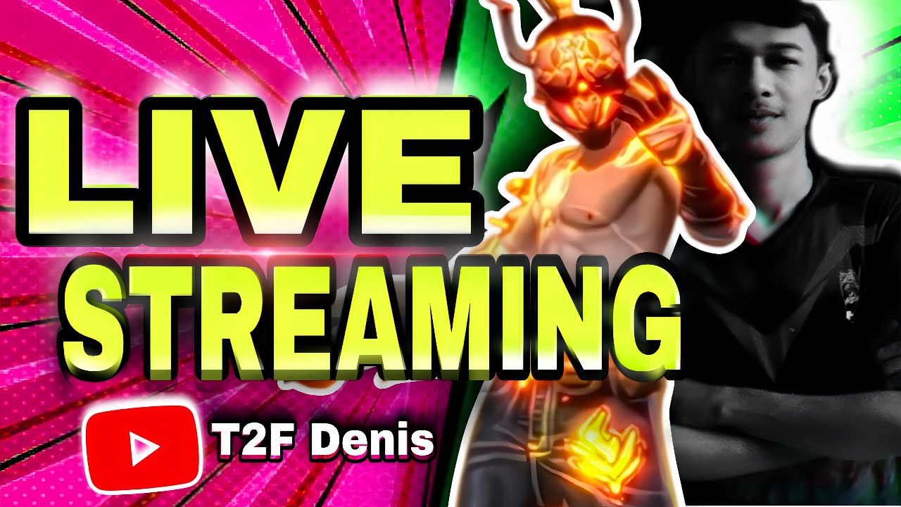 T2F DENIS LIVE NOW STREAM FREEFIRE MABAR TEAM CODE shorts video game ff ...