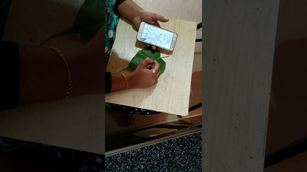 Leaf art/Alila kannan - YouTube