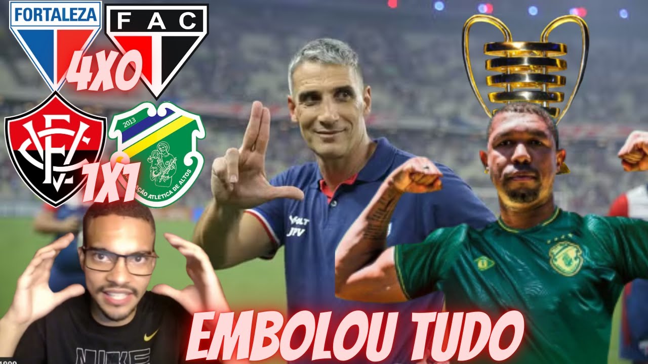 😂VITÓRIA TOMOU GOL DE RODRIGÃO E PERDEU A LIDERANÇA ! FORTALEZA 4X0 ...