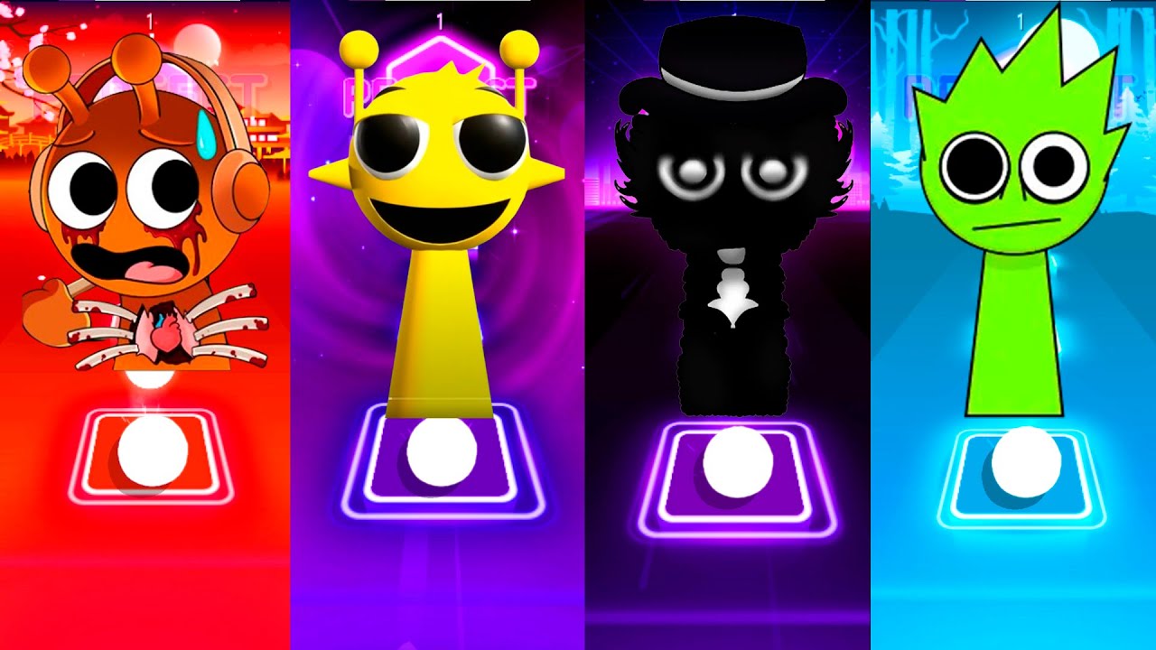 Battle Incredibox Sprunki - Yellow Sprunki - Horror Sprunki - Green ...