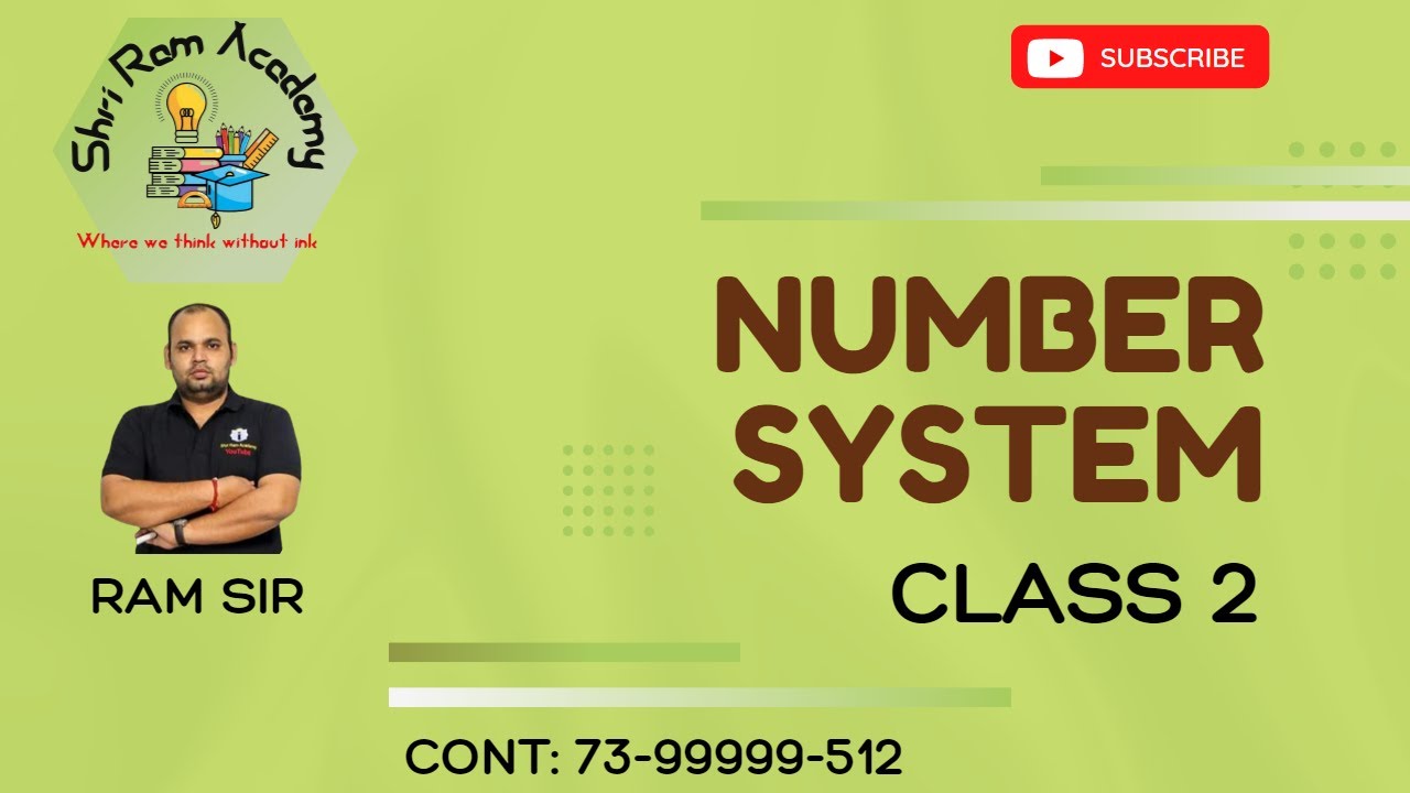 NUMBER SYSTEM CLASS 2 ( UPP & UPSSSC EXAMS) - YouTube