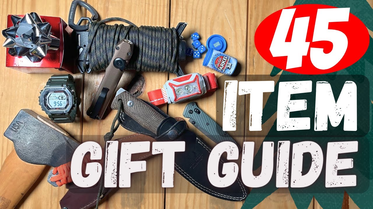 Complete Gift Guide For BUSHCRAFT/EDC/SURVIVAL/CAMPING - YouTube