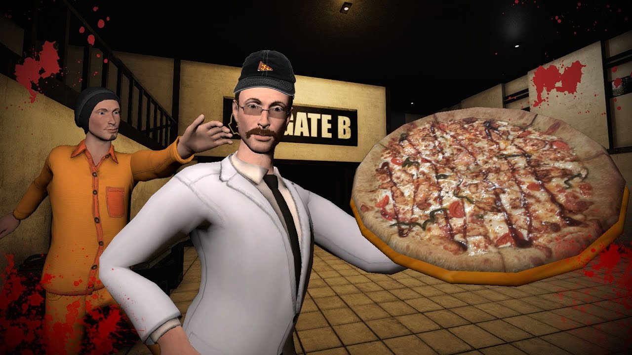 SCP SL//HE STOLE MY PIZZA// - YouTube