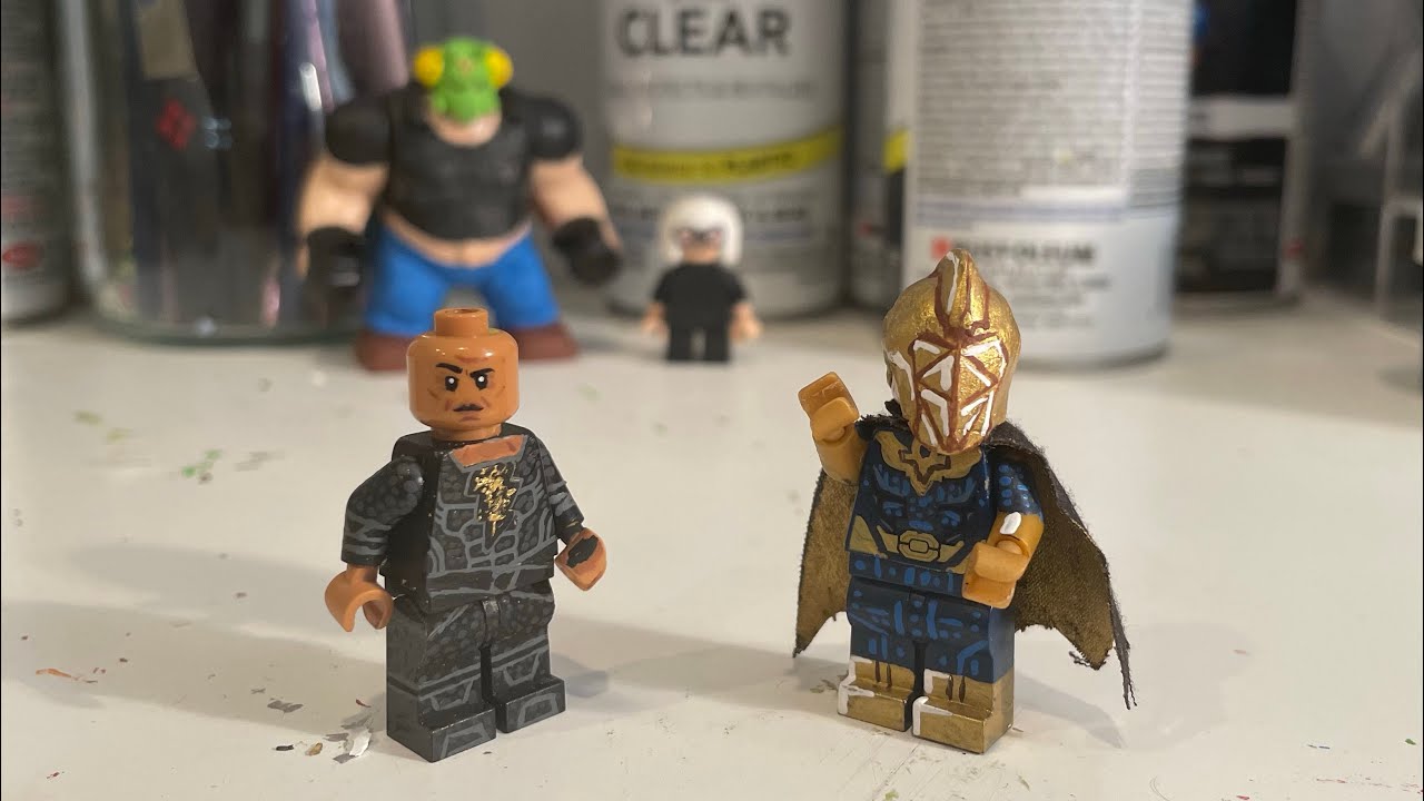 Custom Lego black Adam showcase - YouTube