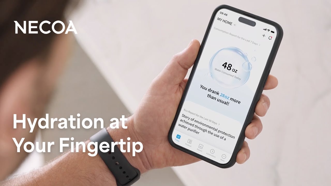 Smart Control in Your Hands | NECOA Smart Water Purifier - YouTube