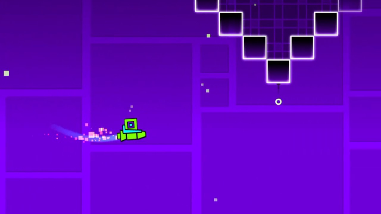 Geometry Dash first video - YouTube