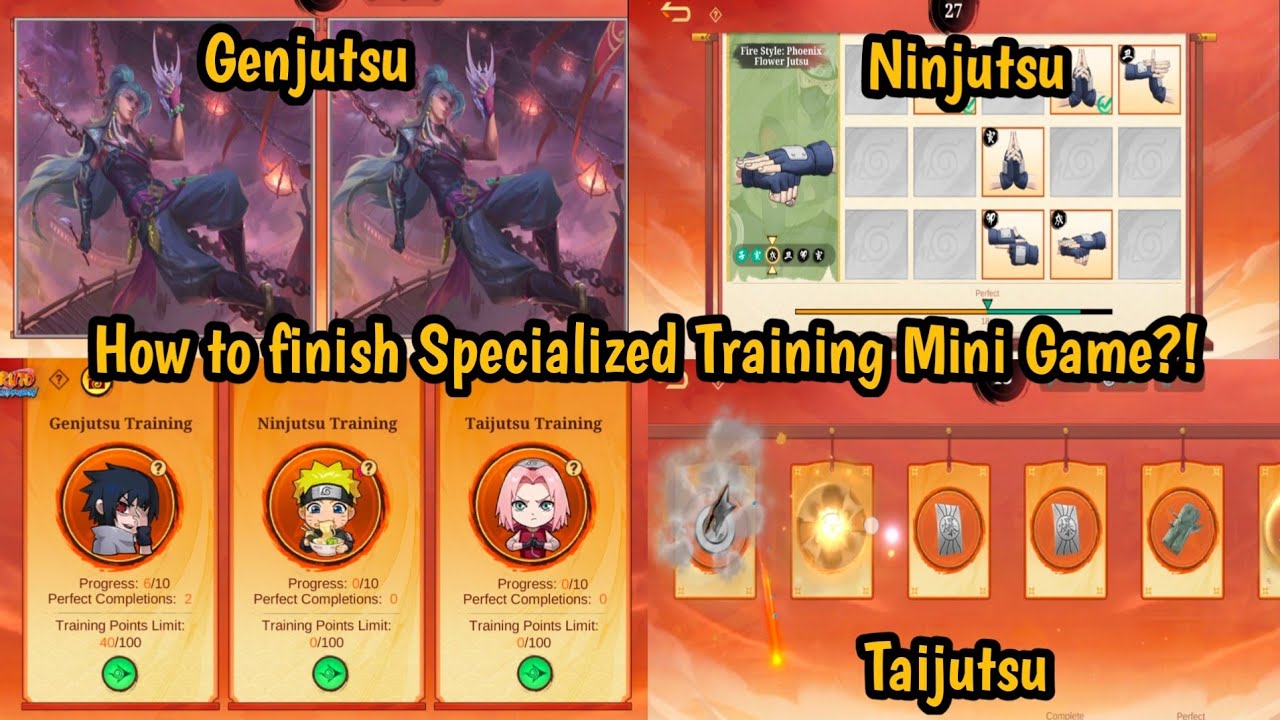 MLBB X NARUTO SPECIALIZED TRAINING HOW TO FINISH GENJUTSU, NINJUTSU ...