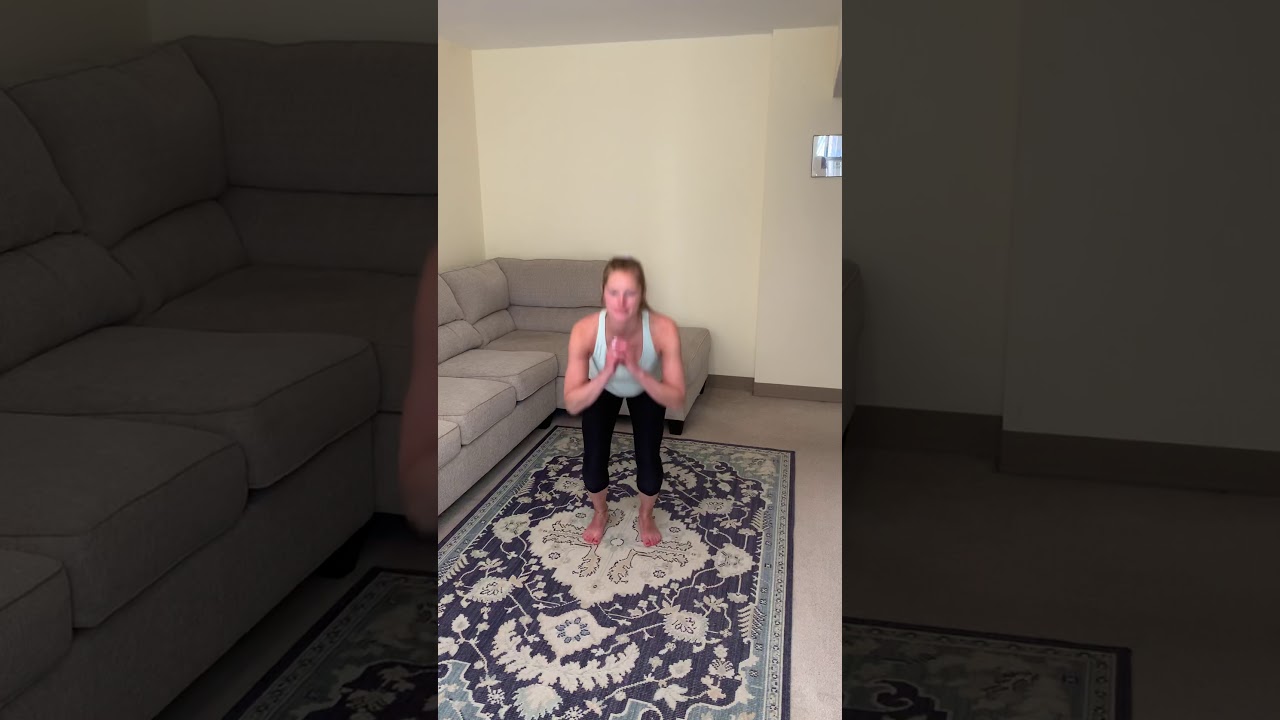 In/Out Hop Squats - YouTube