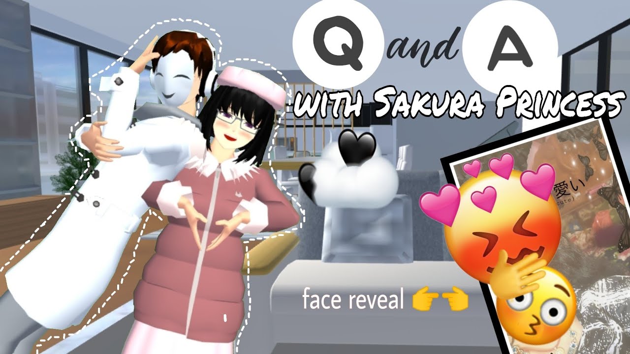 Q and A + face reveal//Sakura Princess//Sakura School Simulator - YouTube