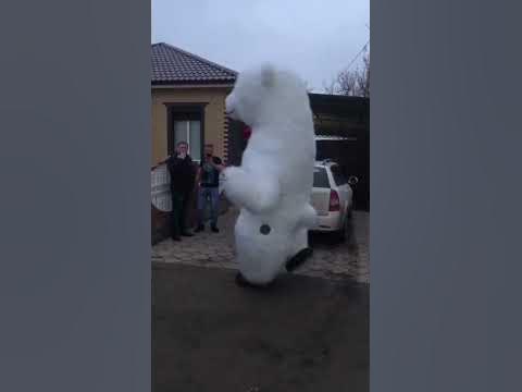 Танцевальный батл с Мишкой Пломбиром #медведь #лучшийподарок # ...