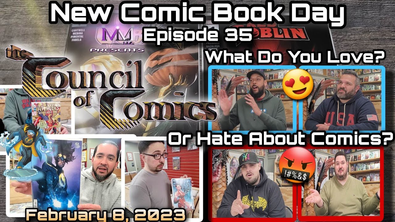 New Comic Book Day! Ep. 35 2-8-23 LOVE & HATE COMICS?! PLUS NEW COMICS ...