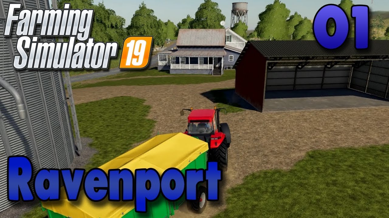 FS19 Timelapse - Ravenport #1 | Building A Farm On Ravenport | New ...