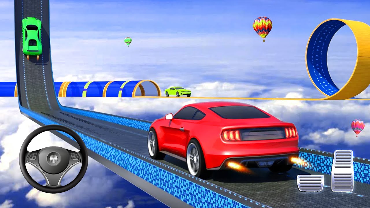 Ramp Car Racing - Car Games 3D - impossible car driving Games - Android ...