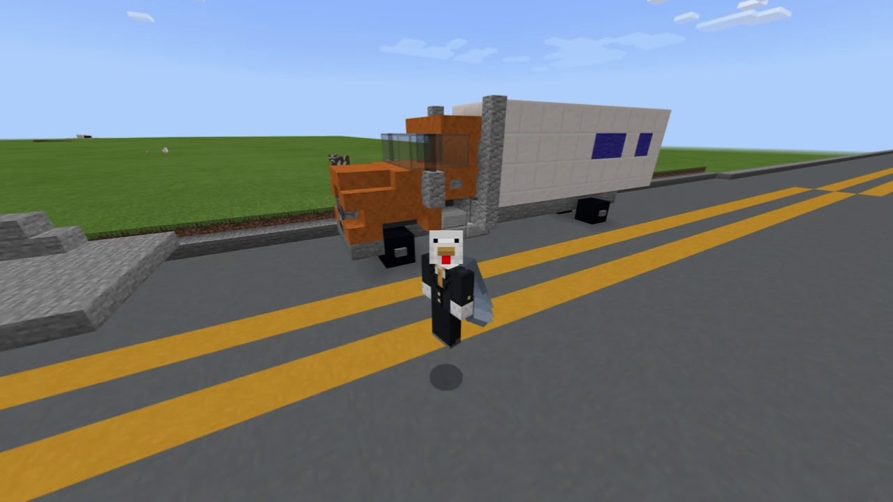 Minecraft | How To Build A Cargo Truck! - YouTube