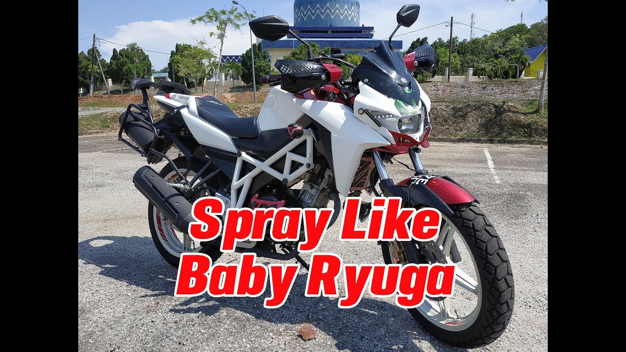 Spray Like Baby Ryuga Yamaha FZ150i - YouTube