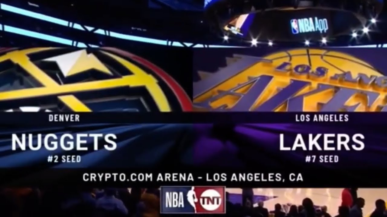 Nuggets vs Lakers Game 3 NBA On TNT Intro/Theme | 2024 NBA Playoffs ...