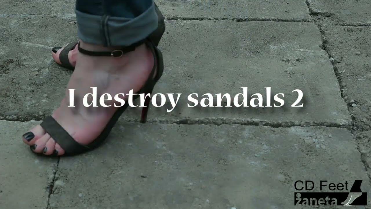 I destroy sandals 2 - YouTube