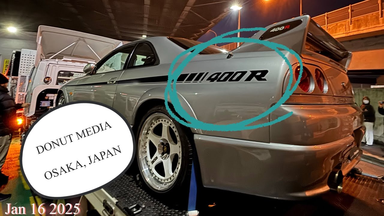 DONUT MEDIA comes to OSAKA, JAPAN Huge car meet!!! (東大阪PA) Kanjo racing ...
