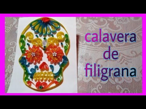 Calavera de filigrana - YouTube