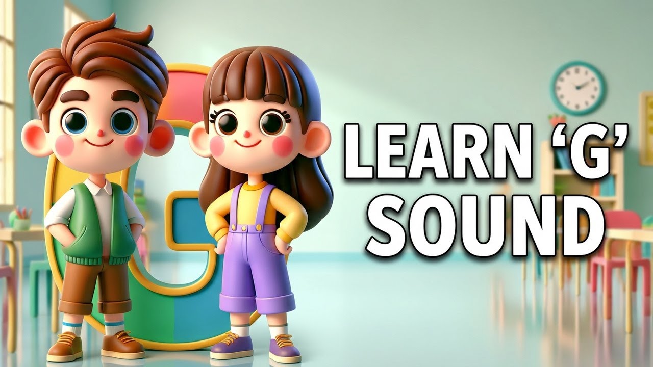 Letter G Phonics for Kids | Learn the Sound of G | A–Z ABC Learning ...