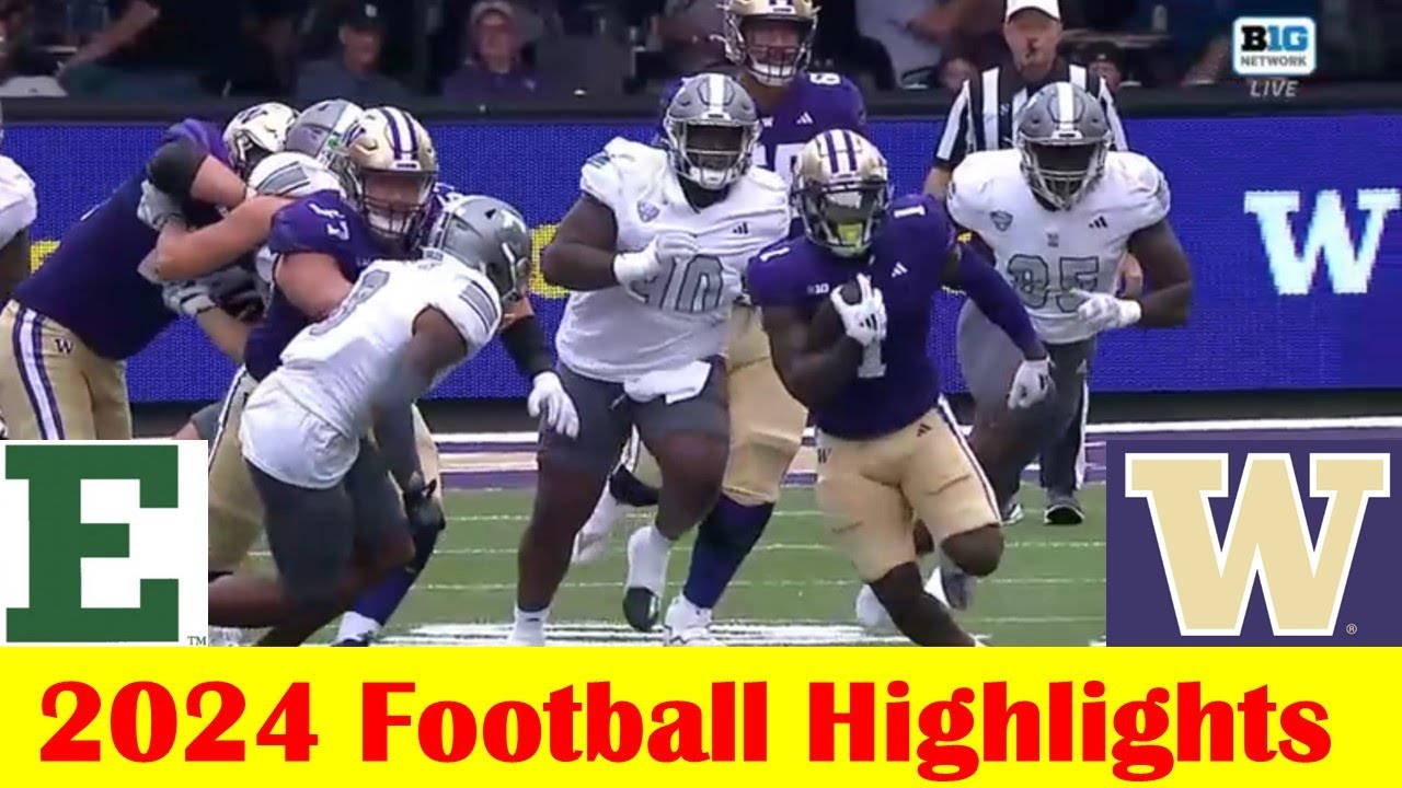 Eastern Michigan vs Washington Football Game Highlights 9 7 2024 - YouTube