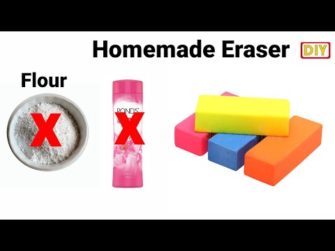 How to make Eraser/How to make Kneaded Eraser/homemade Eraser/DIY ...