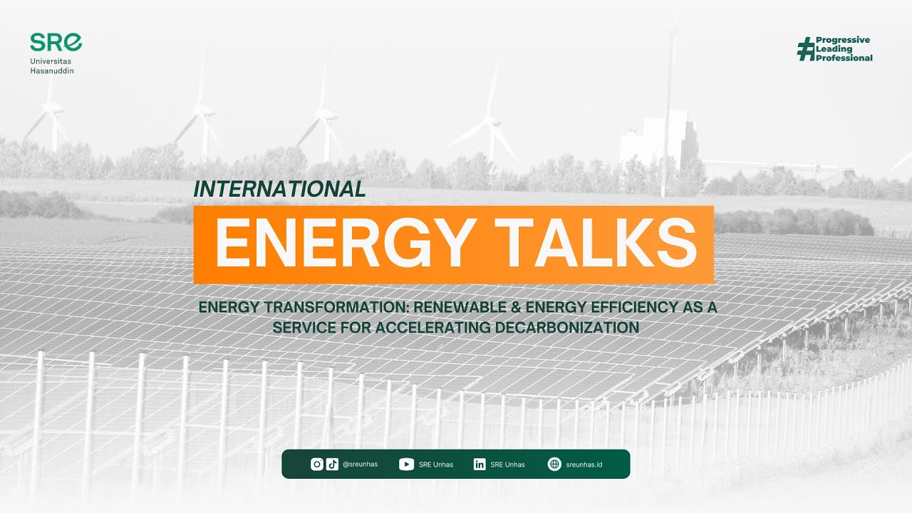 ENERGY TALKS #1: Accelerating Energy Transition for a Sustainable ...