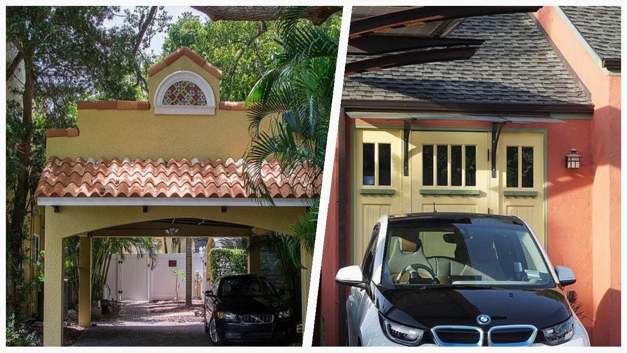 75 Mediterranean Detached Garage Design Ideas You'll Love - YouTube