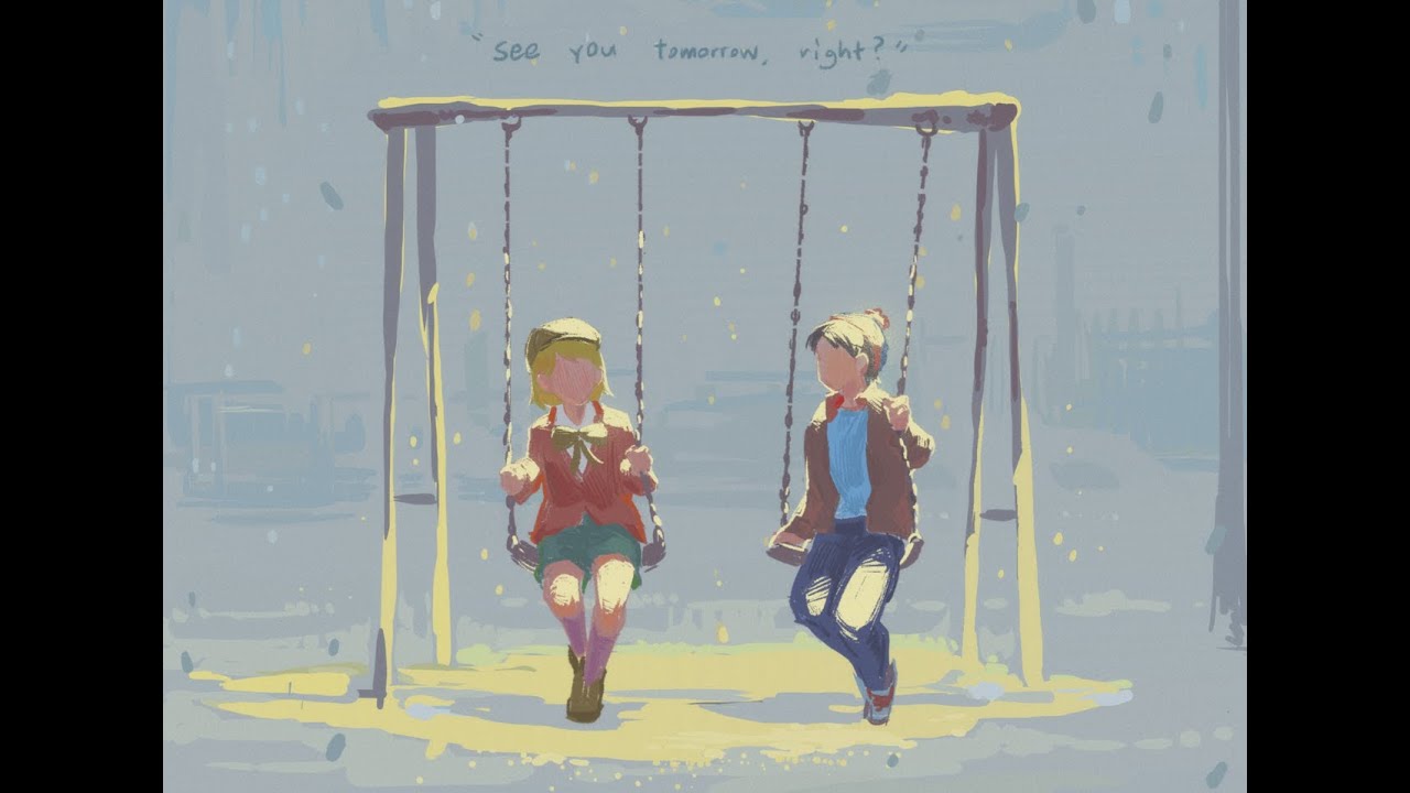 Painting Timelapse #13 —— Rusty Swing Set - YouTube