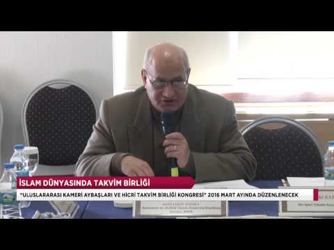 Takvim Birliği Kongresi 2016’da toplanacak - DİYANET TV