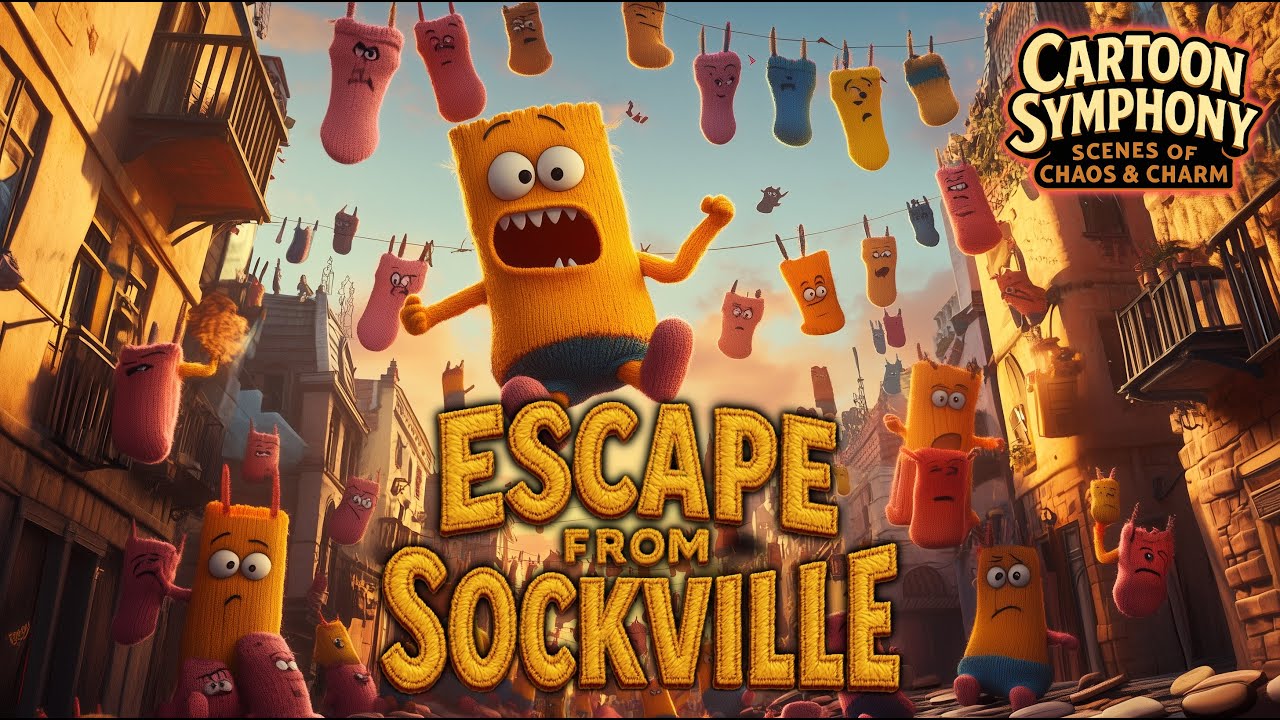 Escape from Sockville 🧦🎺 | Chaotic Cartoon Chase Music – Slapstick ...