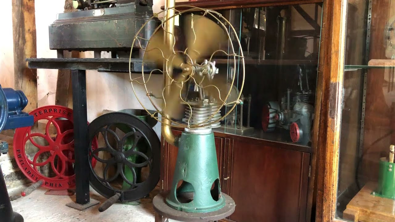British Kyko Hot Air Fan Engine - YouTube