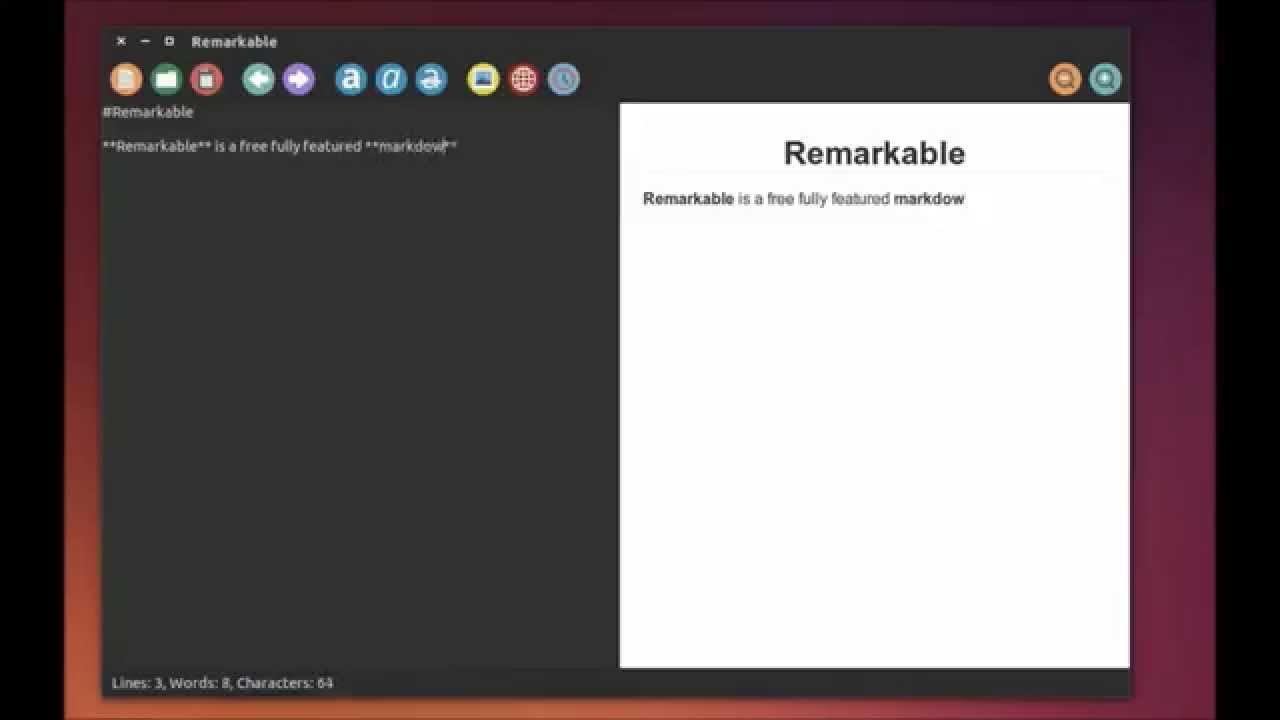 Remarkable - Markdown Editor for Linux - YouTube