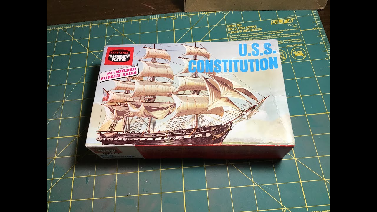 Life Like Hobby Kits U.S.S. Constitution Unboxing - YouTube