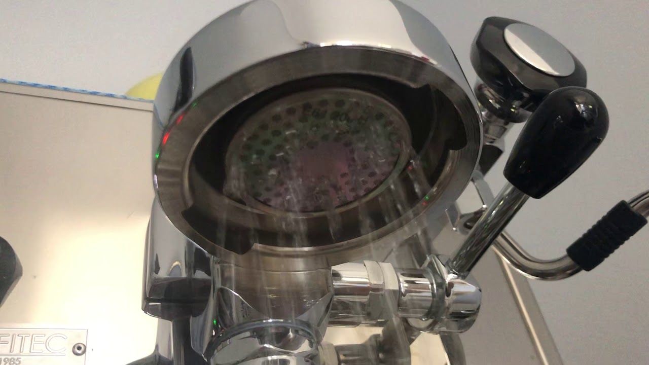 IMS Nano Technology Shower Screen on E61 Profitec Pro 700 - YouTube