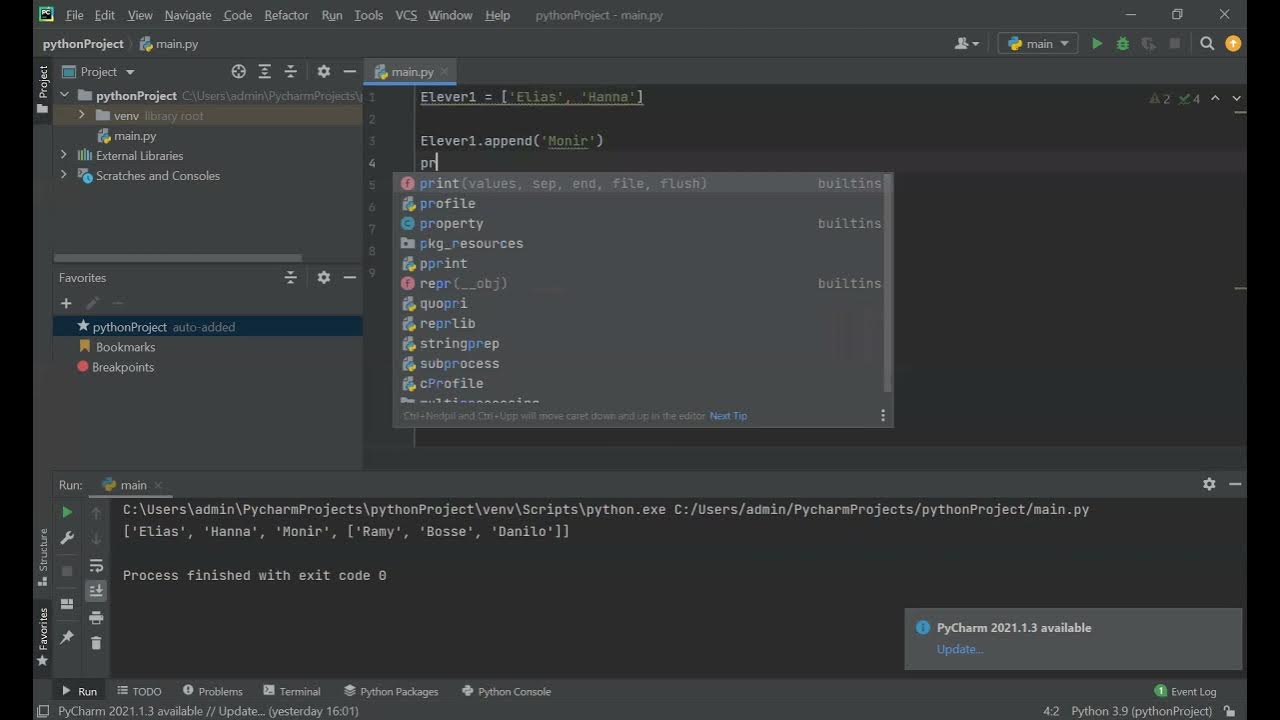15. (Python) Listor och Append - YouTube