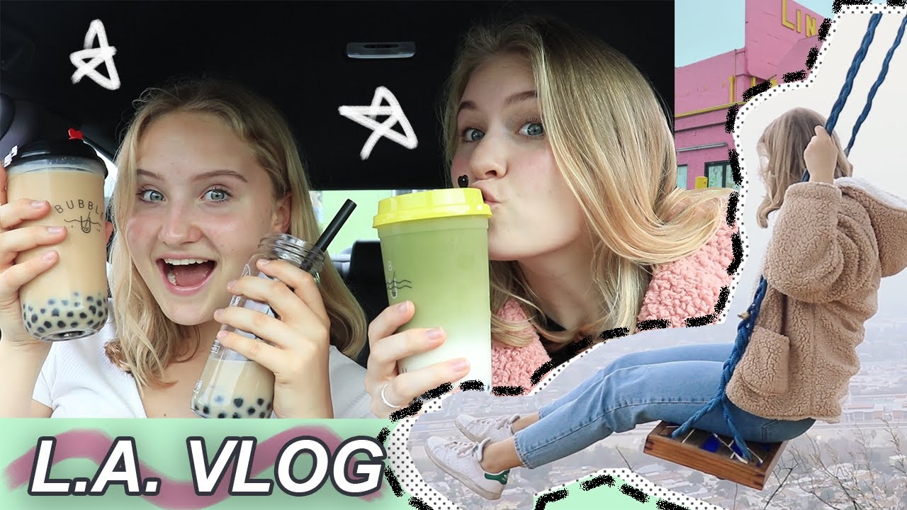 TRYING 3 BEST-RATED BUBBLE TEA PLACES IN L.A. (+ tik tok swing vlog) - YouTube