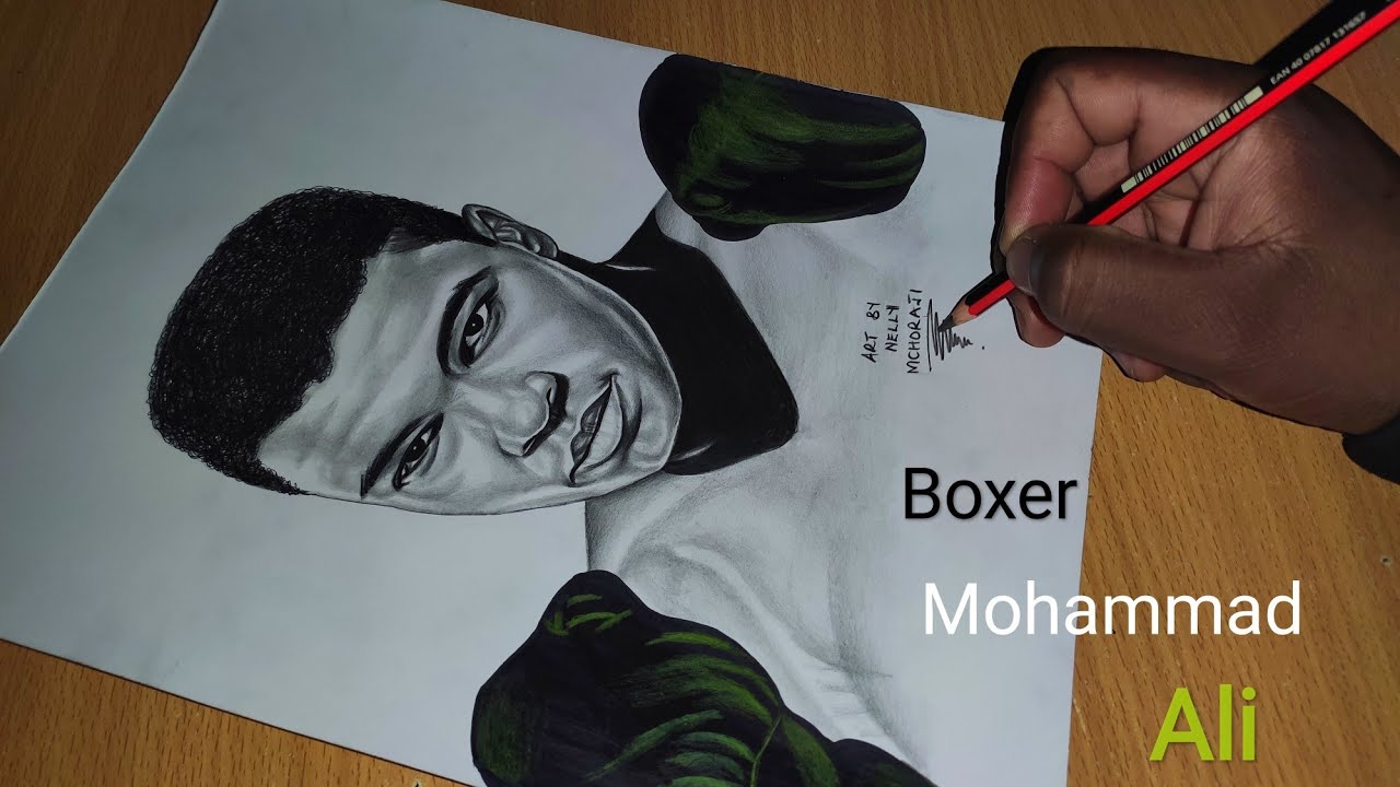 Muhammad Ali - Best Boxer - Speed Drawing - The greatest Boxer of all ...
