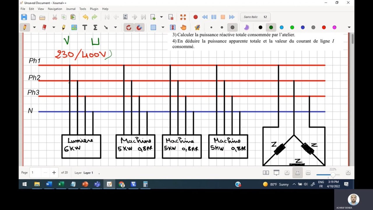TD - Systeme triphasé - YouTube